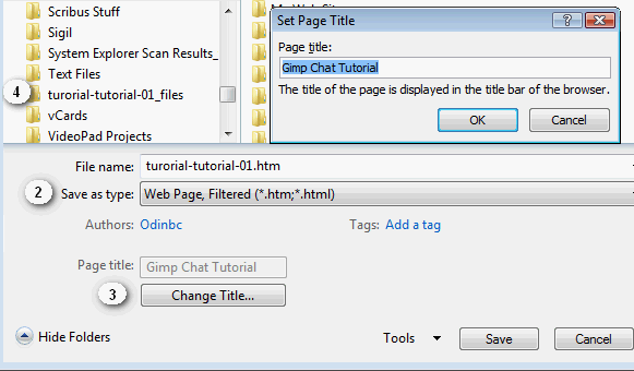Saving a GimpChat Text Tutorial • GIMP Chat