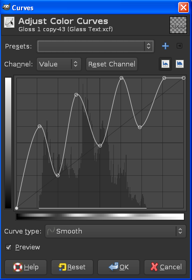 Glass text tutorial • GIMP Chat