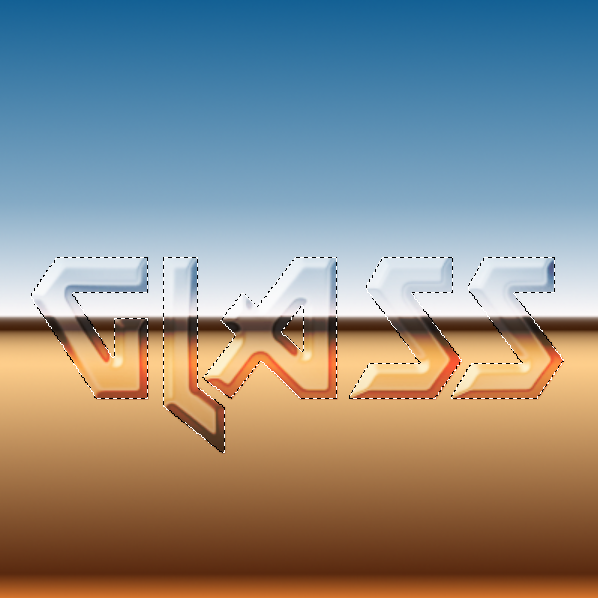 Glass text tutorial • GIMP Chat