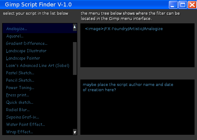 Script request • GIMP Chat