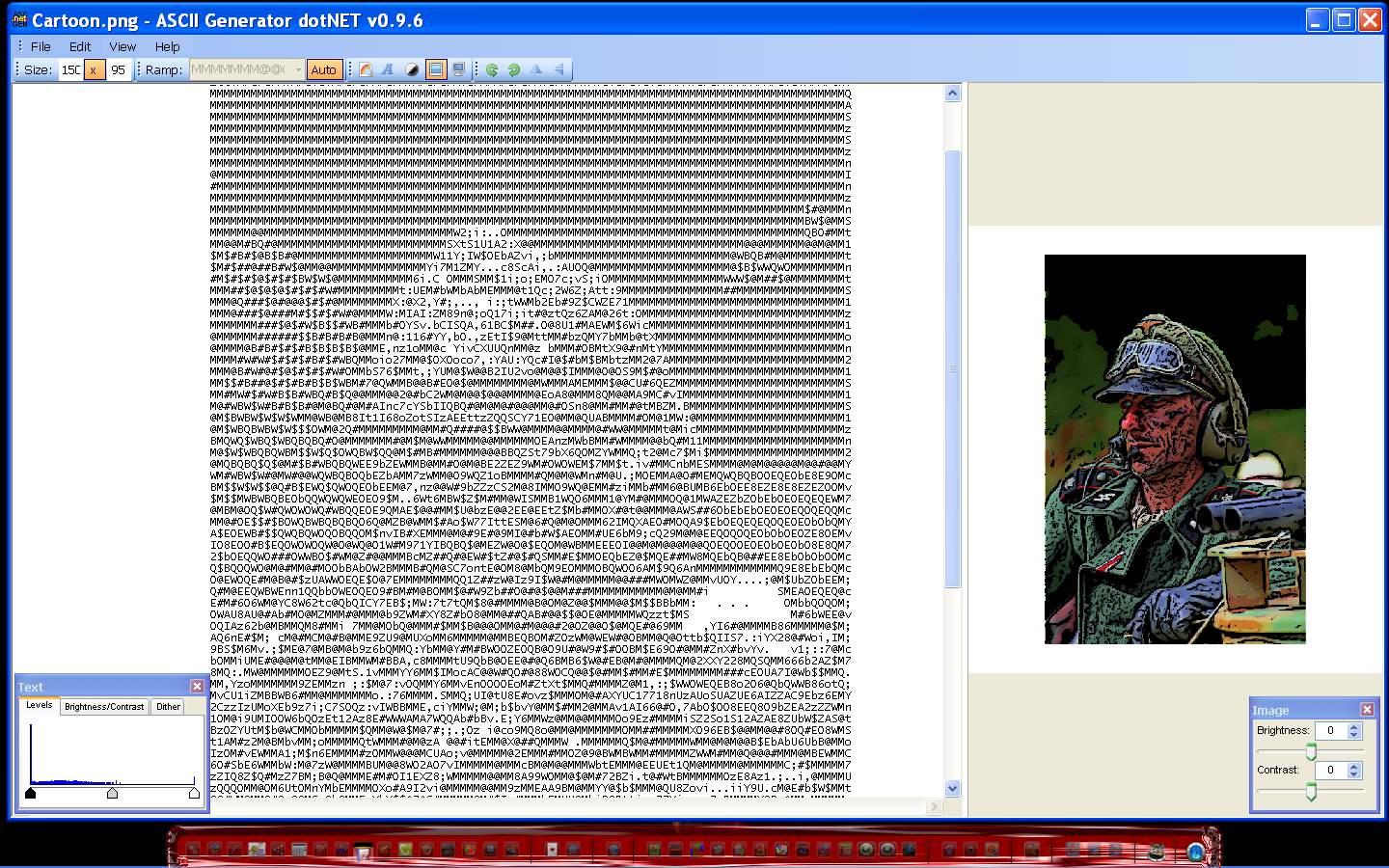Ascii Art *GIMP Script Question* NOT ARTWORK! • GIMP Chat