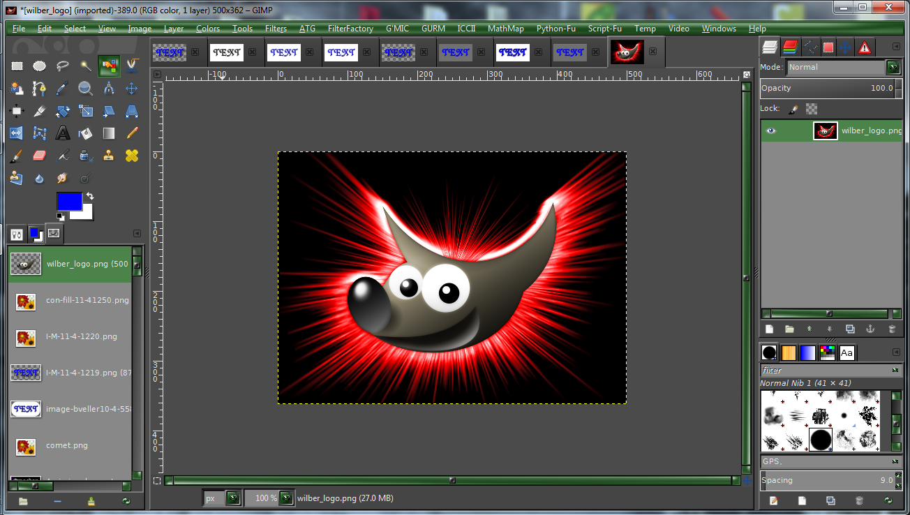 ImpactRel5 Script • GIMP Chat