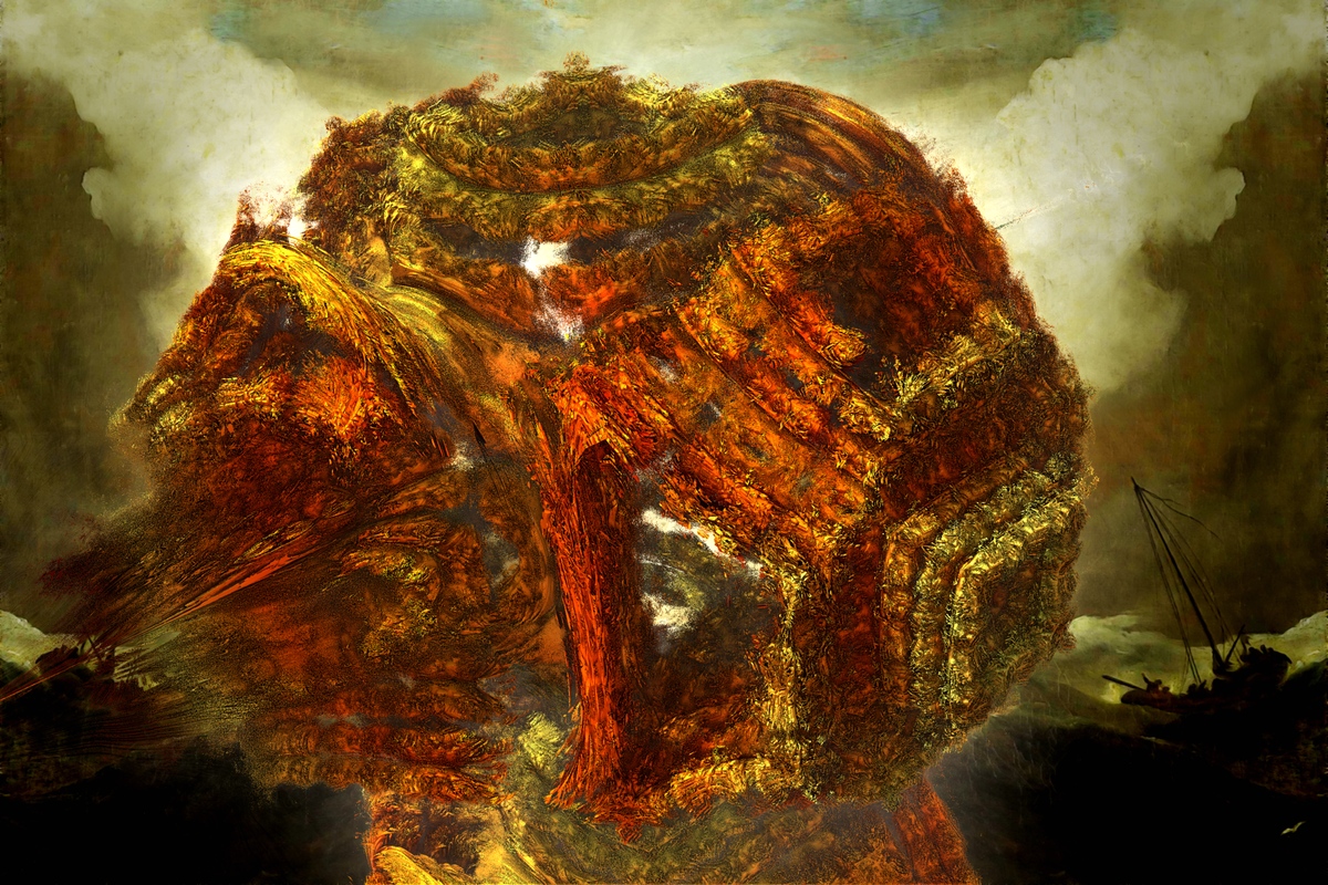 Mr Meteor , approaching Vulcania's Dome • GIMP Chat