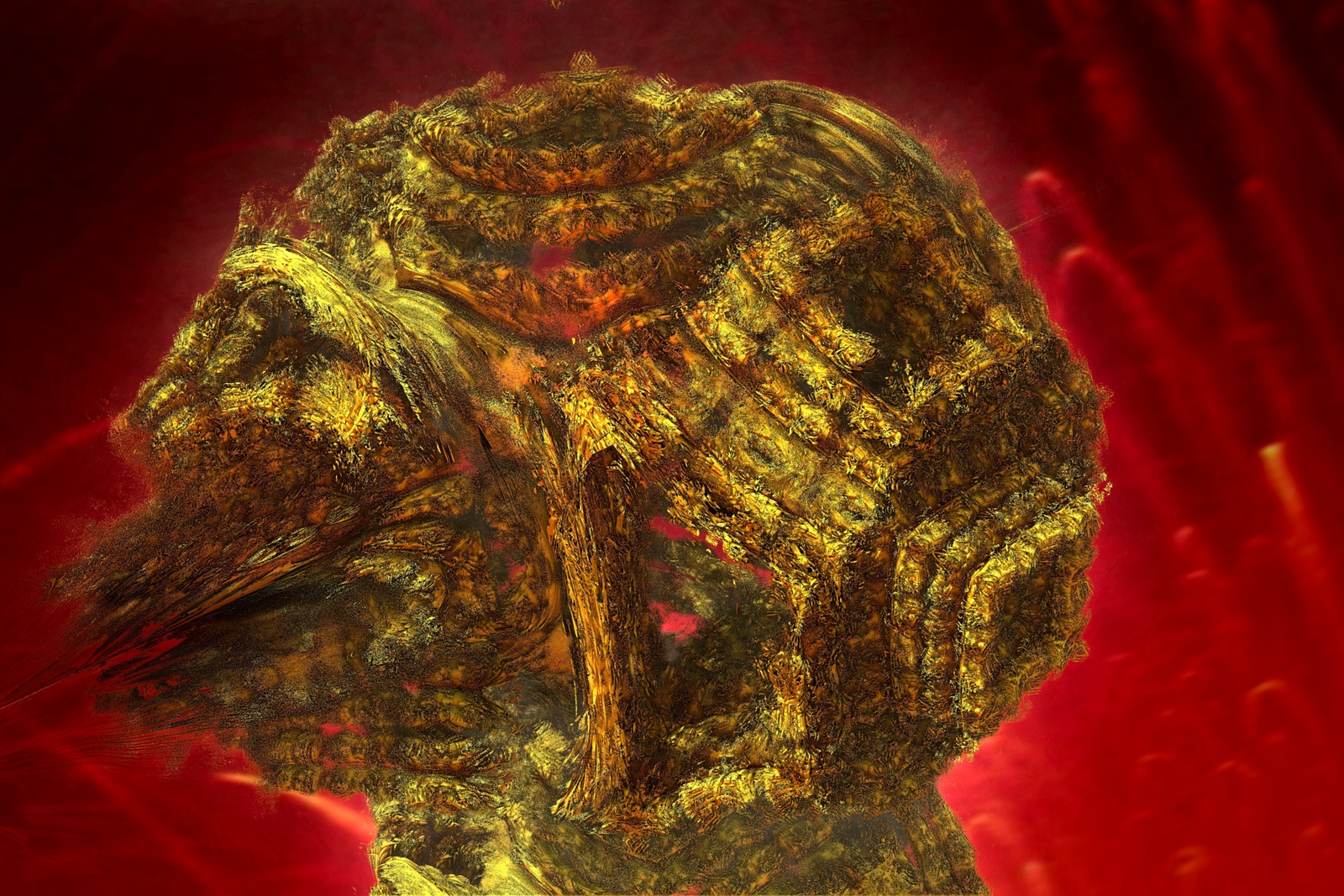 Mr Meteor , approaching Vulcania's Dome • GIMP Chat