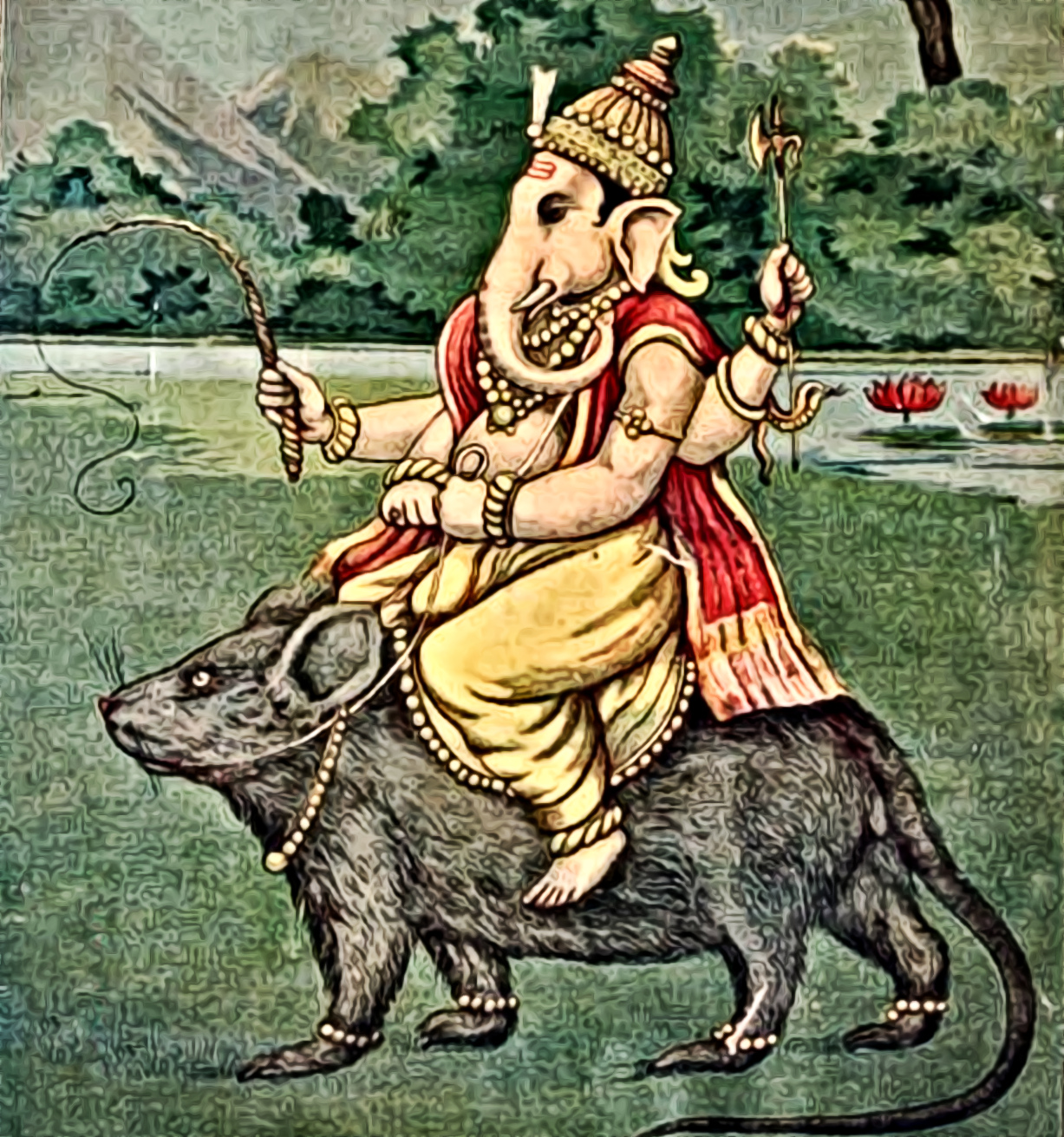 Restoring Ganesha (with 5 png renders ) • GIMP Chat
