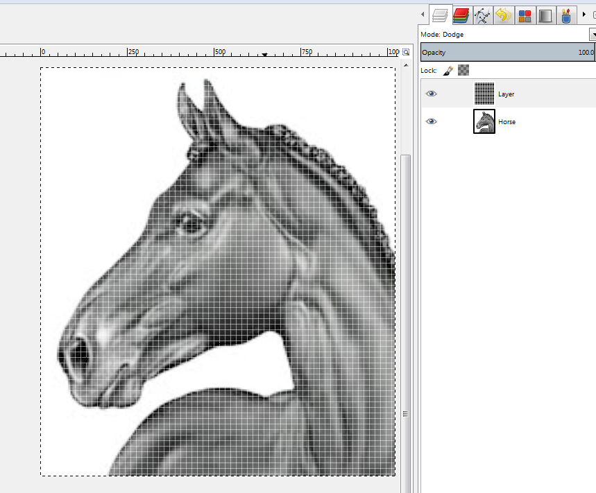 Halftone from Greyscale Image Tutorial • GIMP Chat