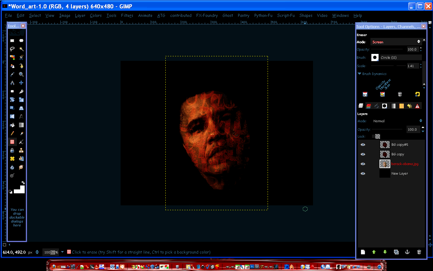 Obama in Text • GIMP Chat