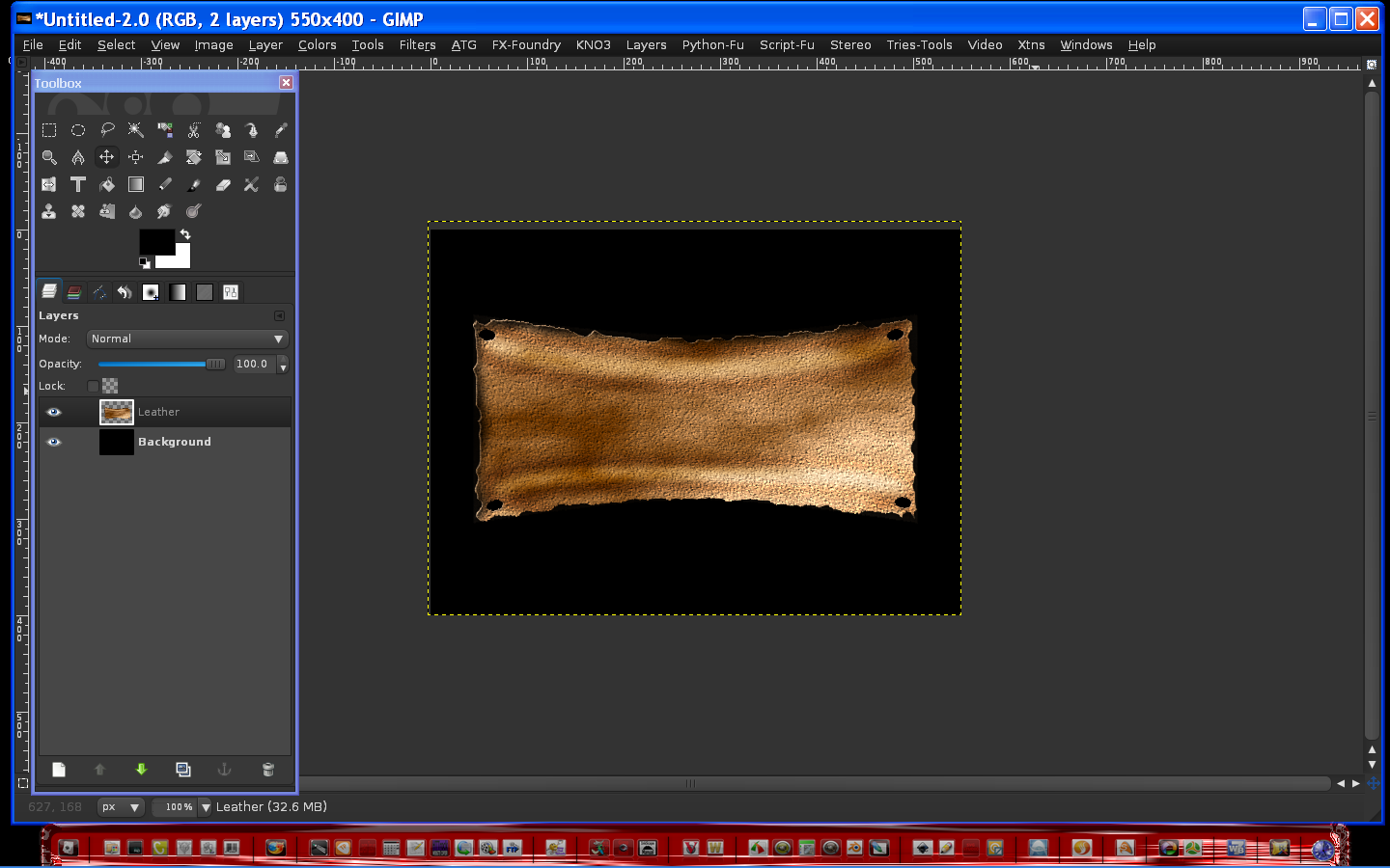 Leather Sign or Skin Tutorial • GIMP Chat