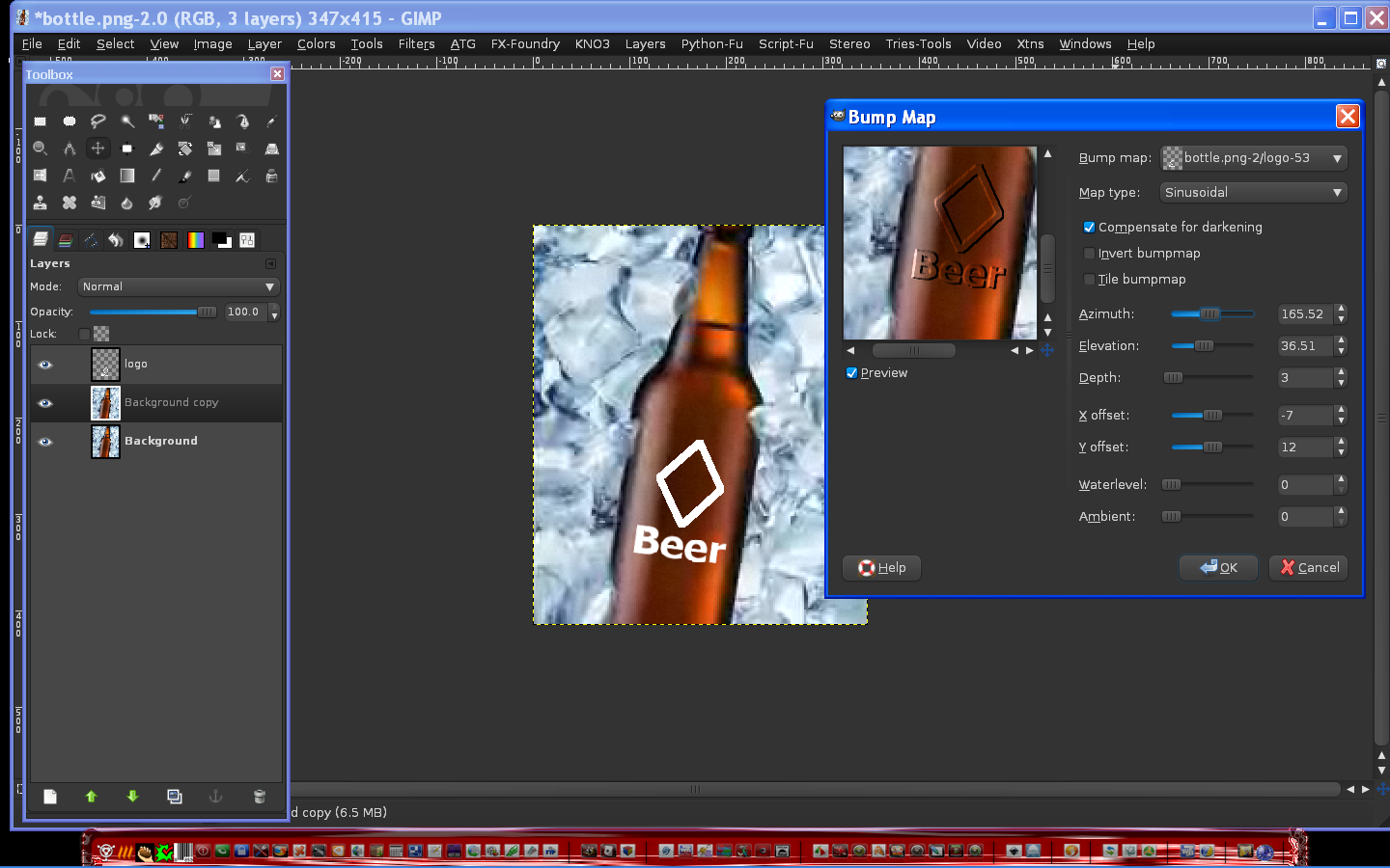 looking for gimp tut do make glass text effect • GIMP Chat