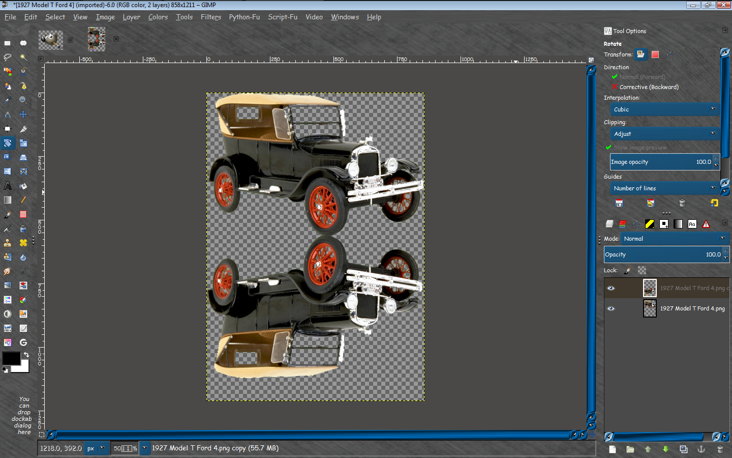 Car reflections - New challenge • GIMP Chat