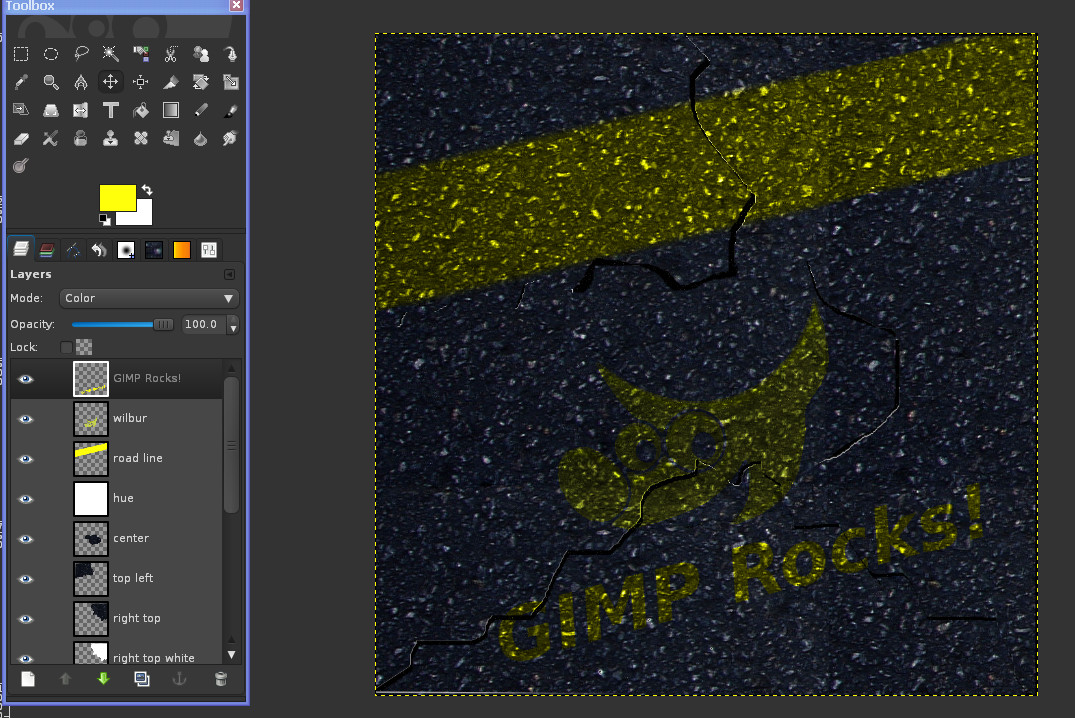 The GIMP Road tutorial • GIMP Chat