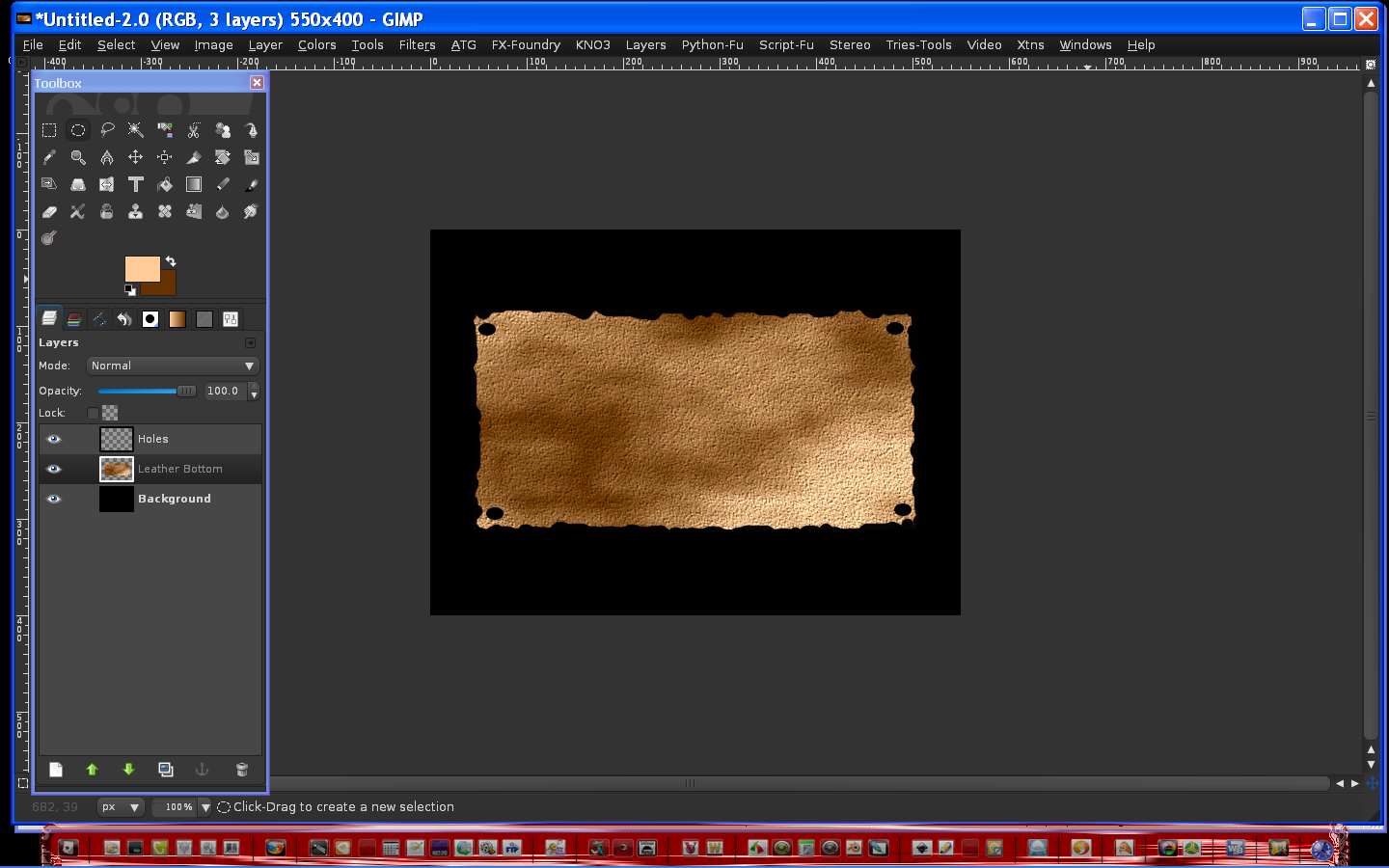 Leather Sign or Skin Tutorial • GIMP Chat