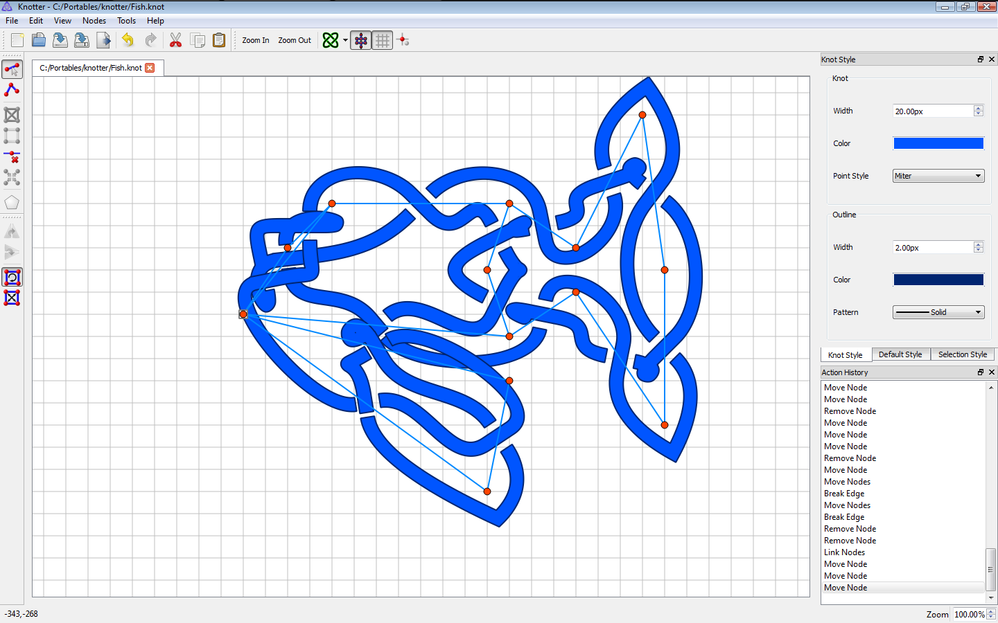 A Fish in Knotter • GIMP Chat