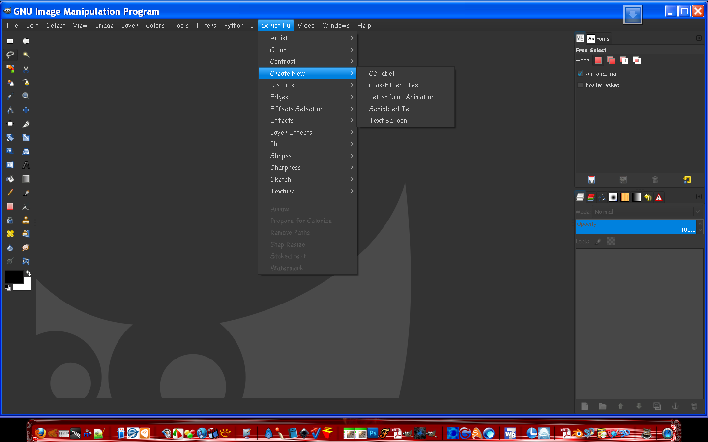 Newly updated Gimp-2.7.3 Scripts • GIMP Chat