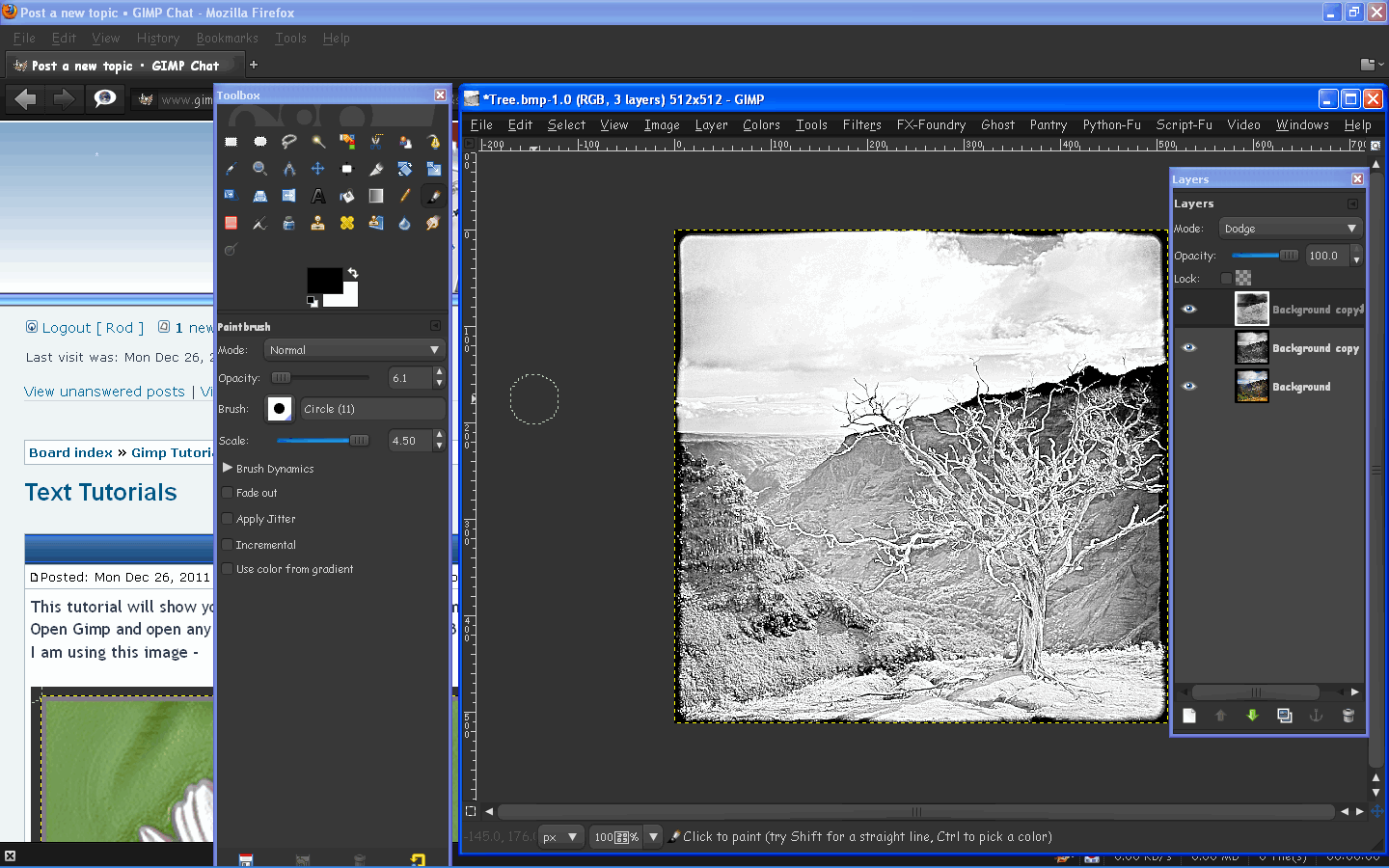 A pencil tone tutorial that you control • GIMP Chat