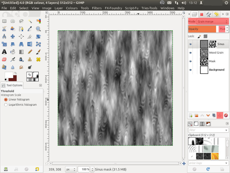 Wood Texture Tutorial • GIMP Chat