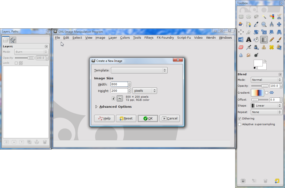Chrome Letter Tutorial • GIMP Chat