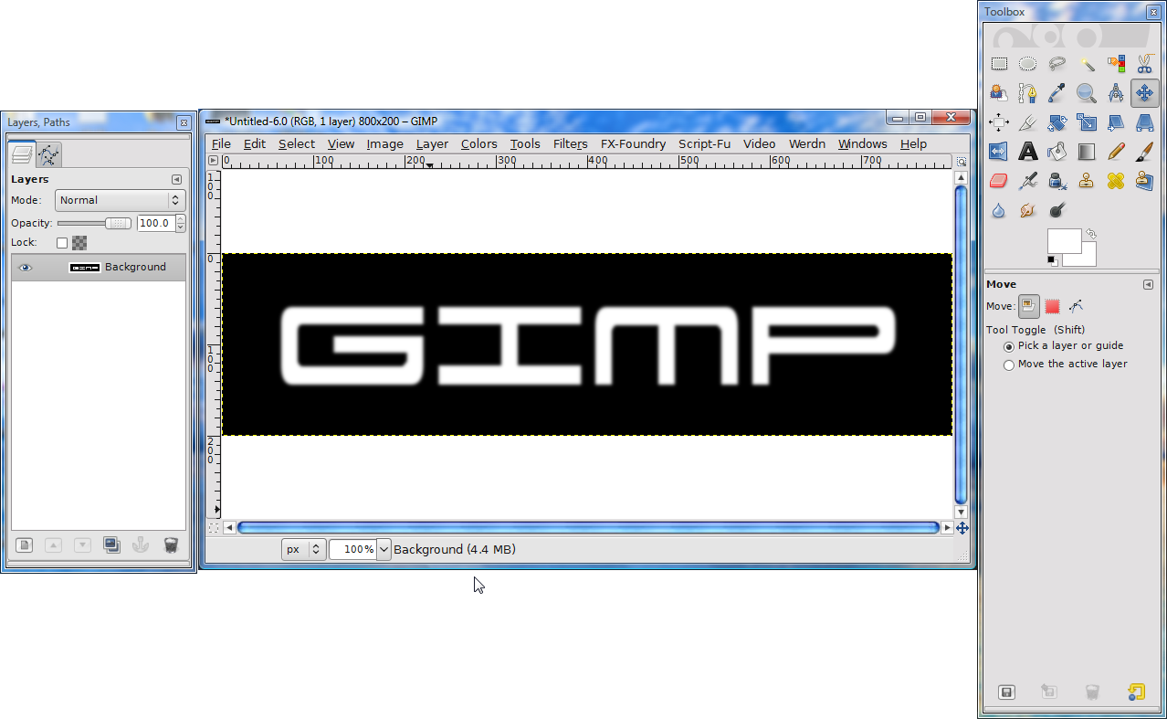 Chrome Letter Tutorial • GIMP Chat