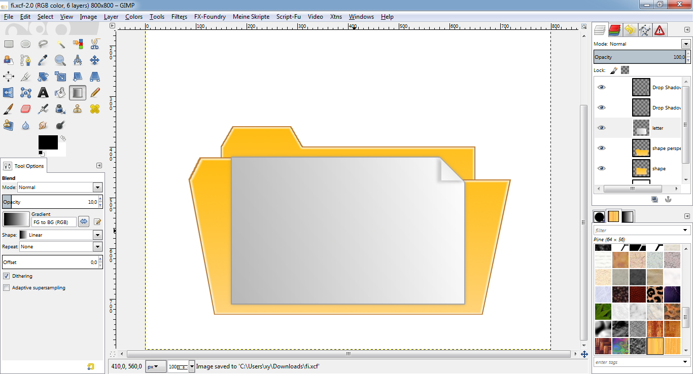Folder icon • GIMP Chat