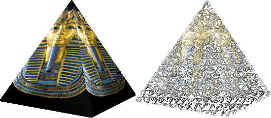 Wireframe or truss any object. • GIMP Chat