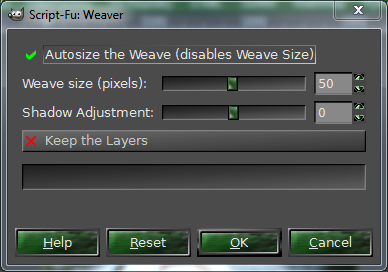 Weaver Script Rel2 • GIMP Chat
